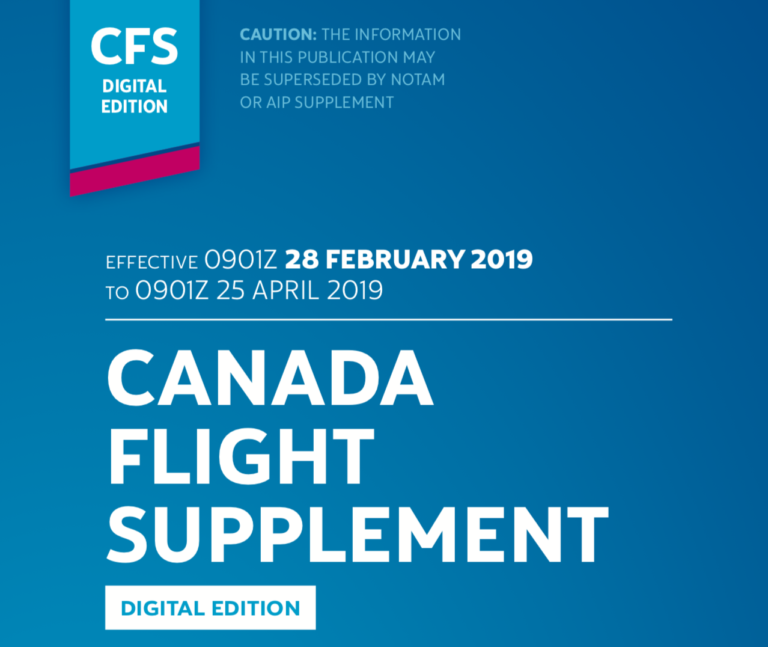 Canada Flight Supplement: paper, EFB or pdf?