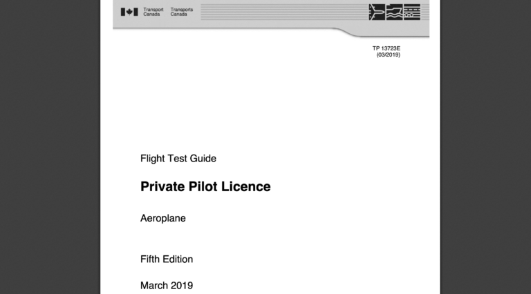 Recent changes to PPL flight test standards