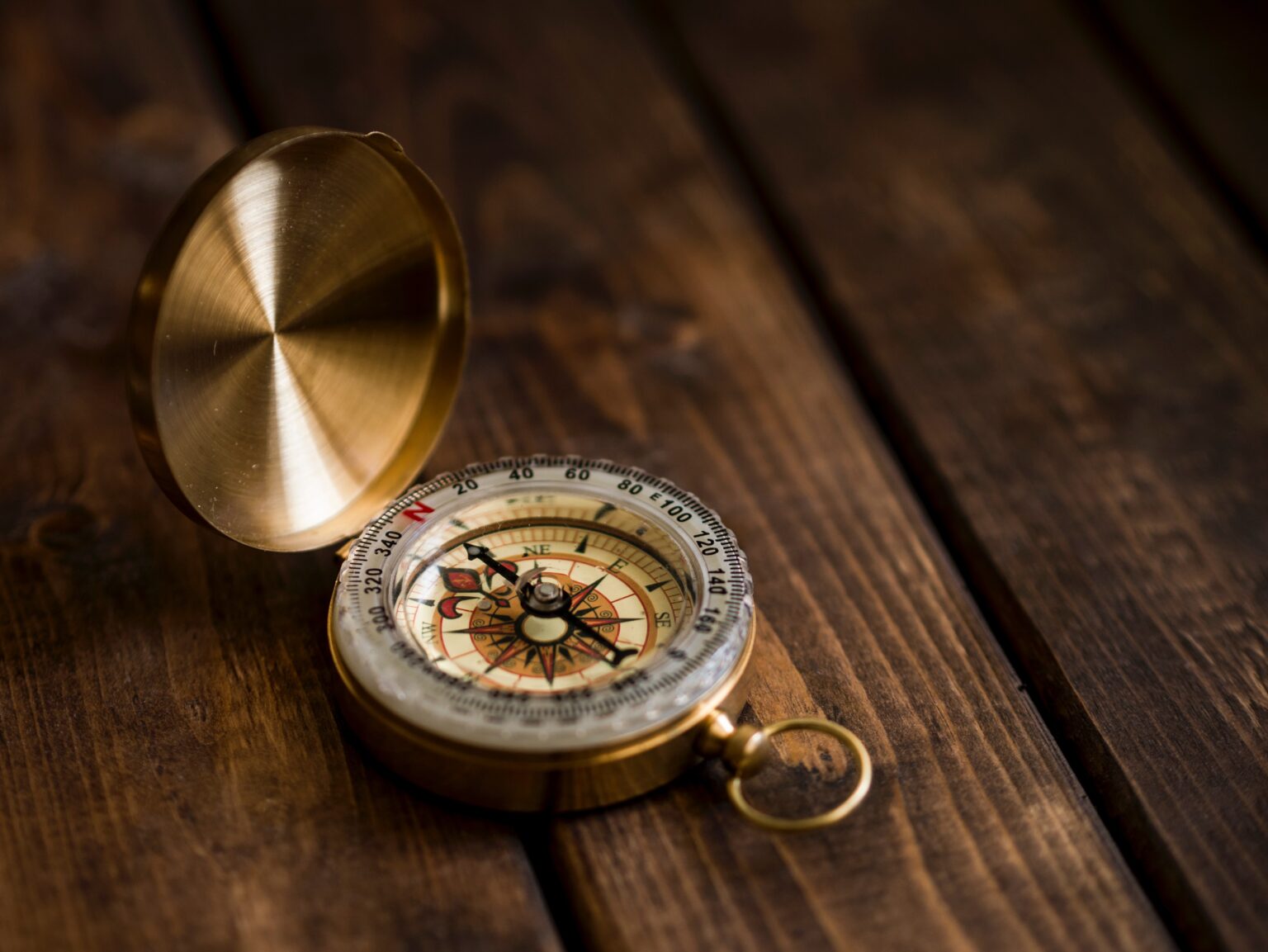 What is a compass deviation card for?